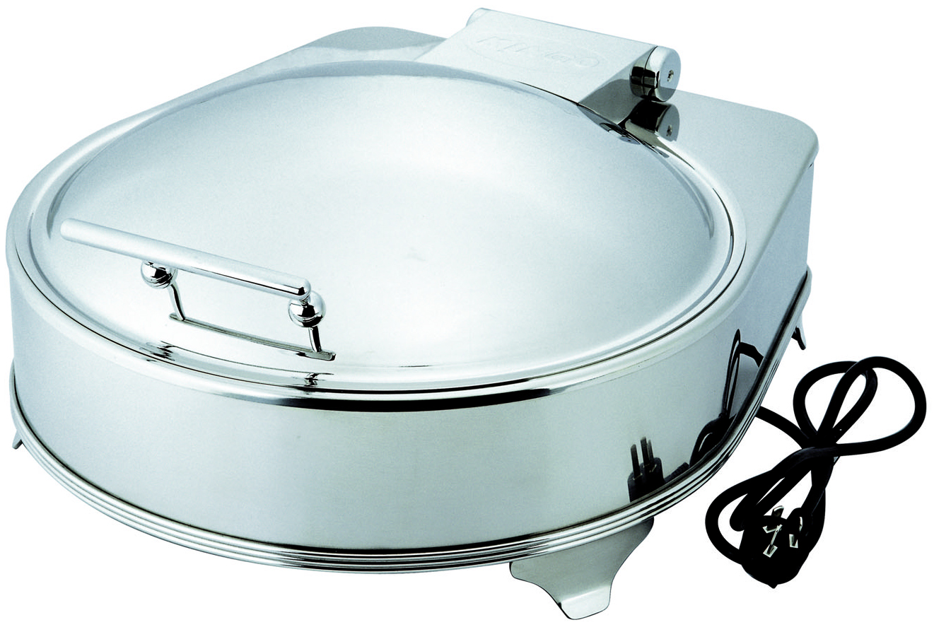 Gourmet Plus Round Electrical Chafer - Al Ahrar Hotel Supplies L.L.C