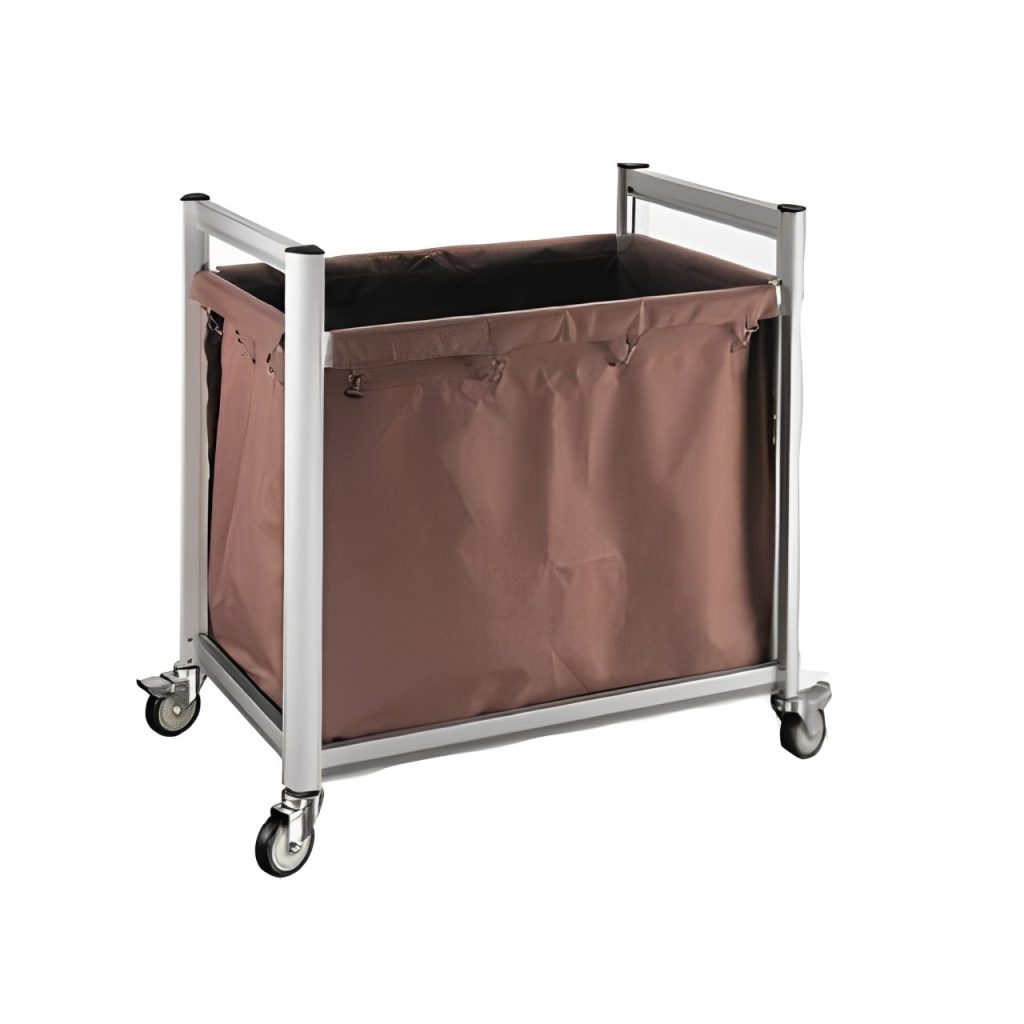 Carter Aluminum Linen Trolley - Al Ahrar Hotel Supplies L.L.C